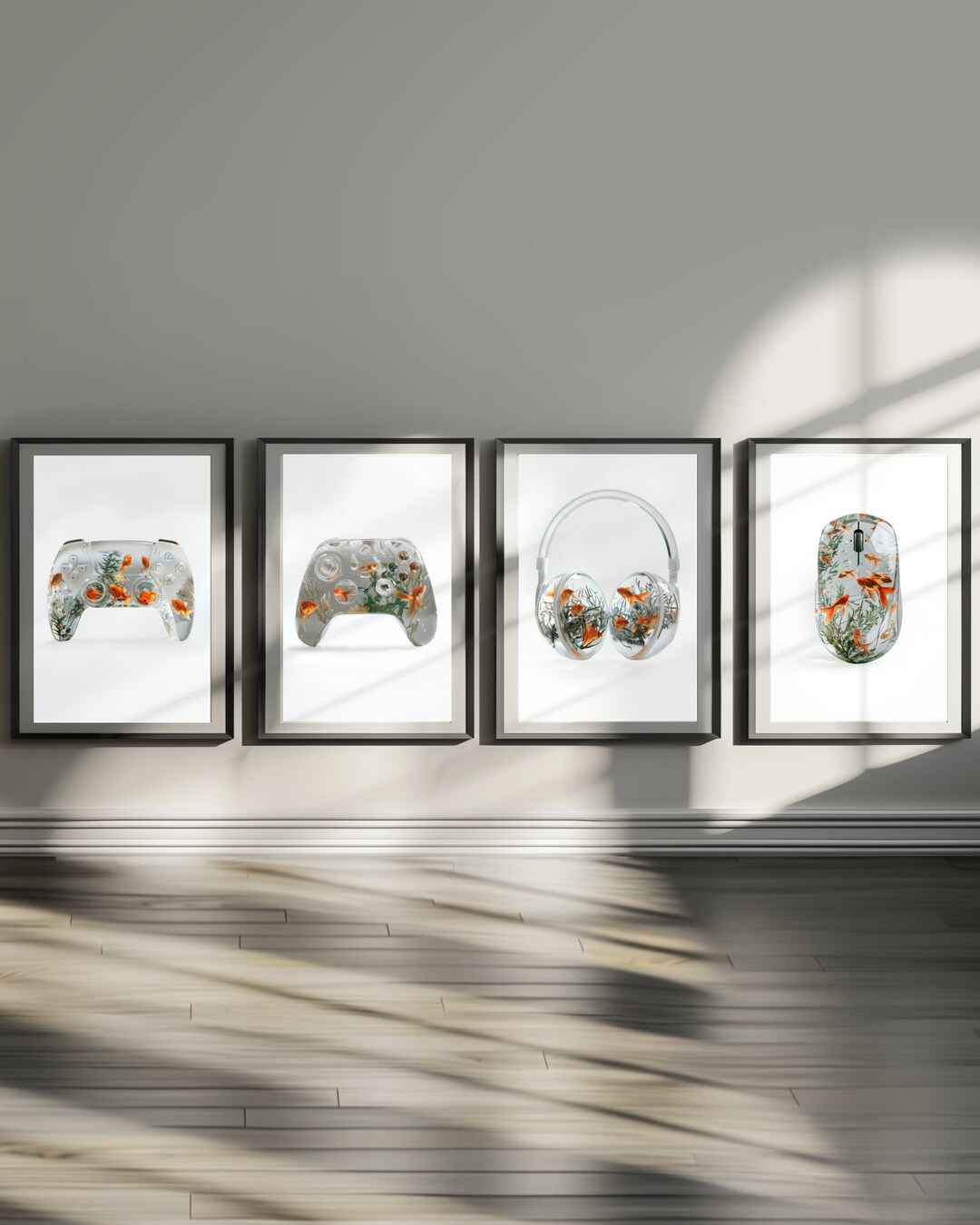 Video Games Series DIGITAL PRINT Fishbowl 01 Wall Art Print, Videogame ...