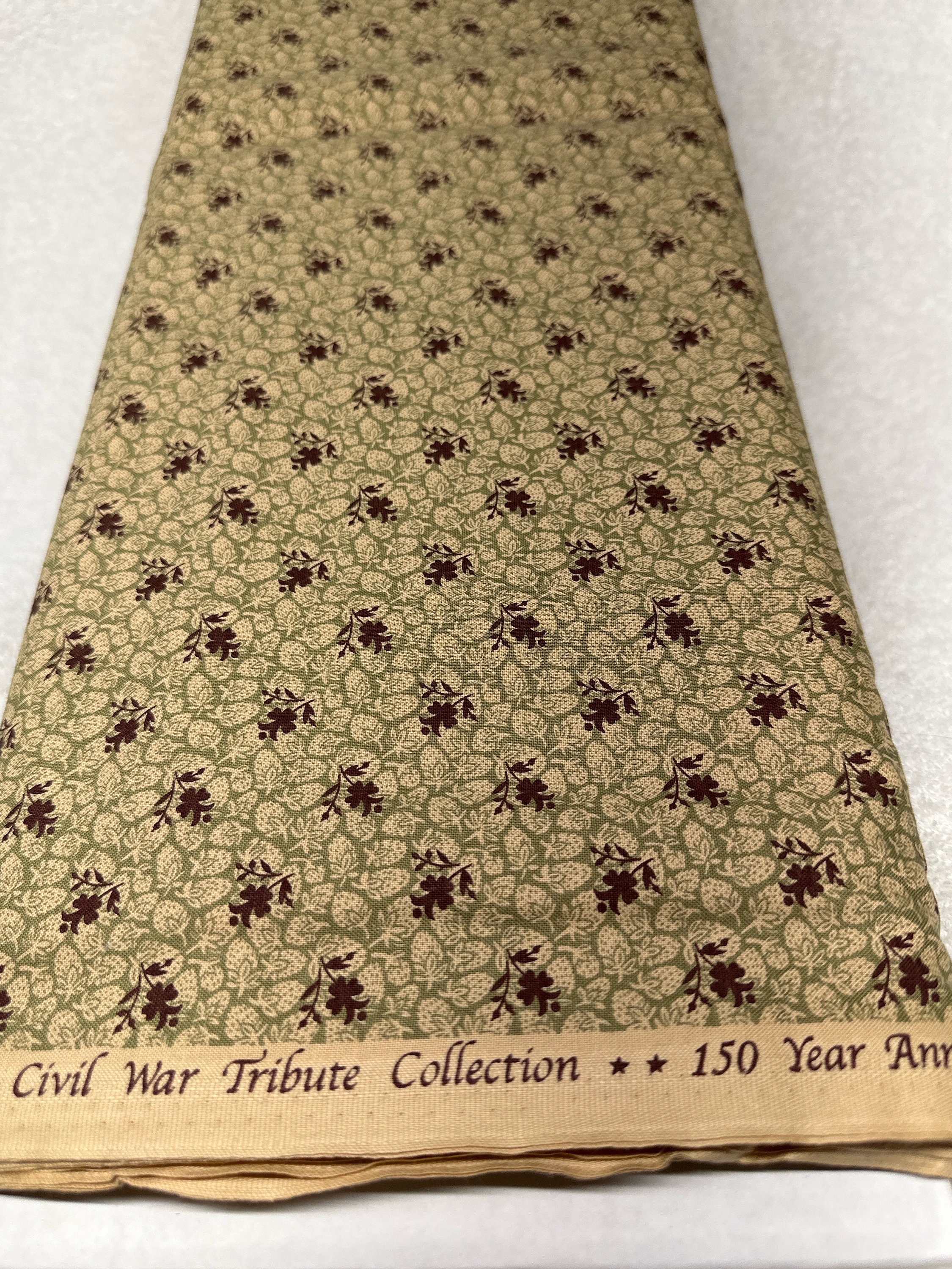 Civil War Reproduction Quilt Fabric Etsy