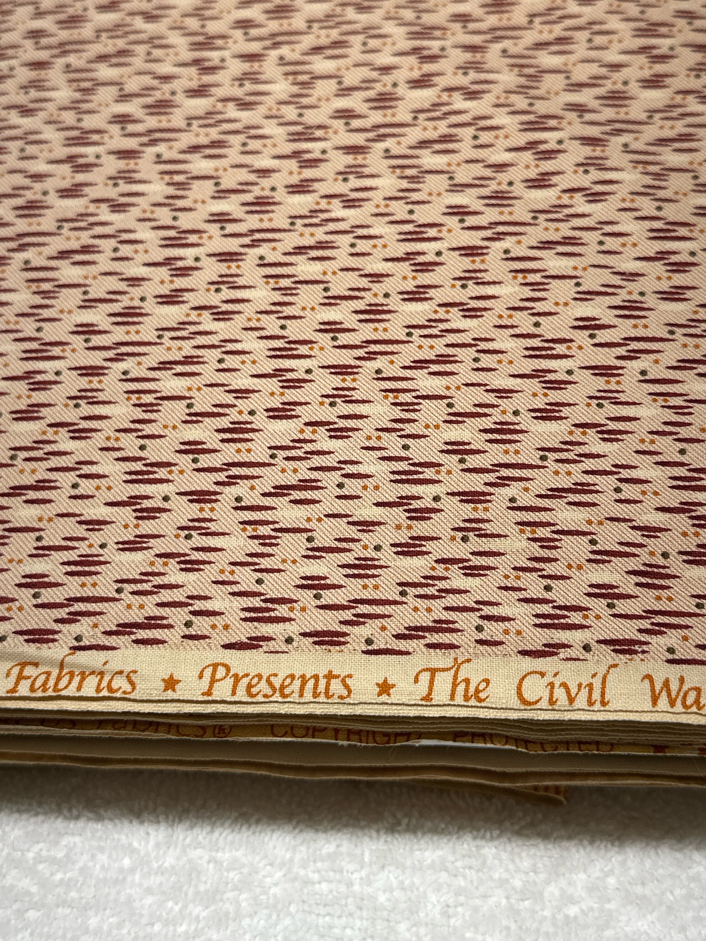 Civil War Reproduction Quilt Fabric - Etsy