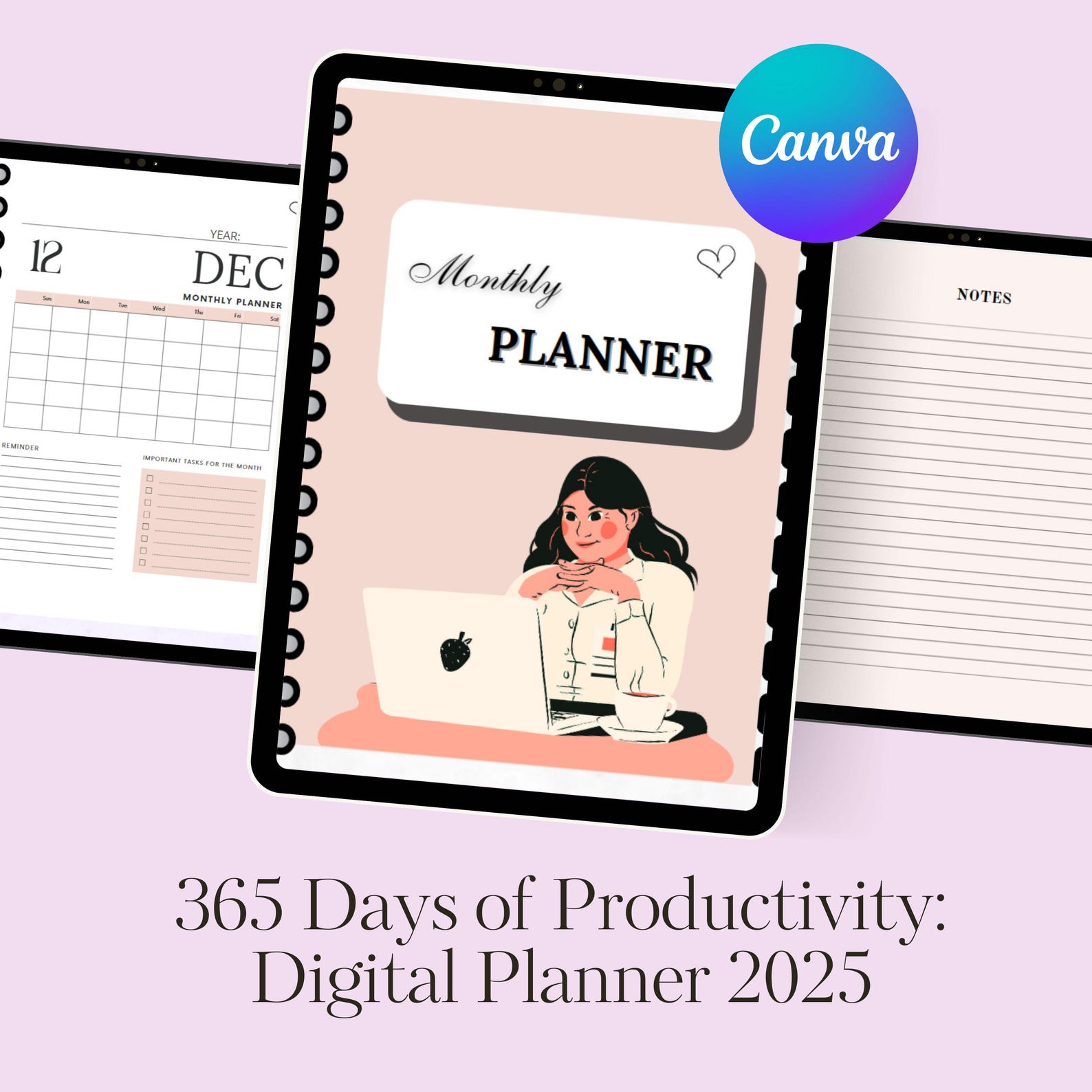2025 Editable Digital Planner for Yearly and Monthly Organization ...