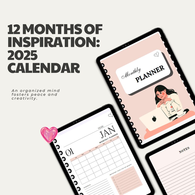 2025 Editable Digital Planner for Yearly and Monthly Organization ...