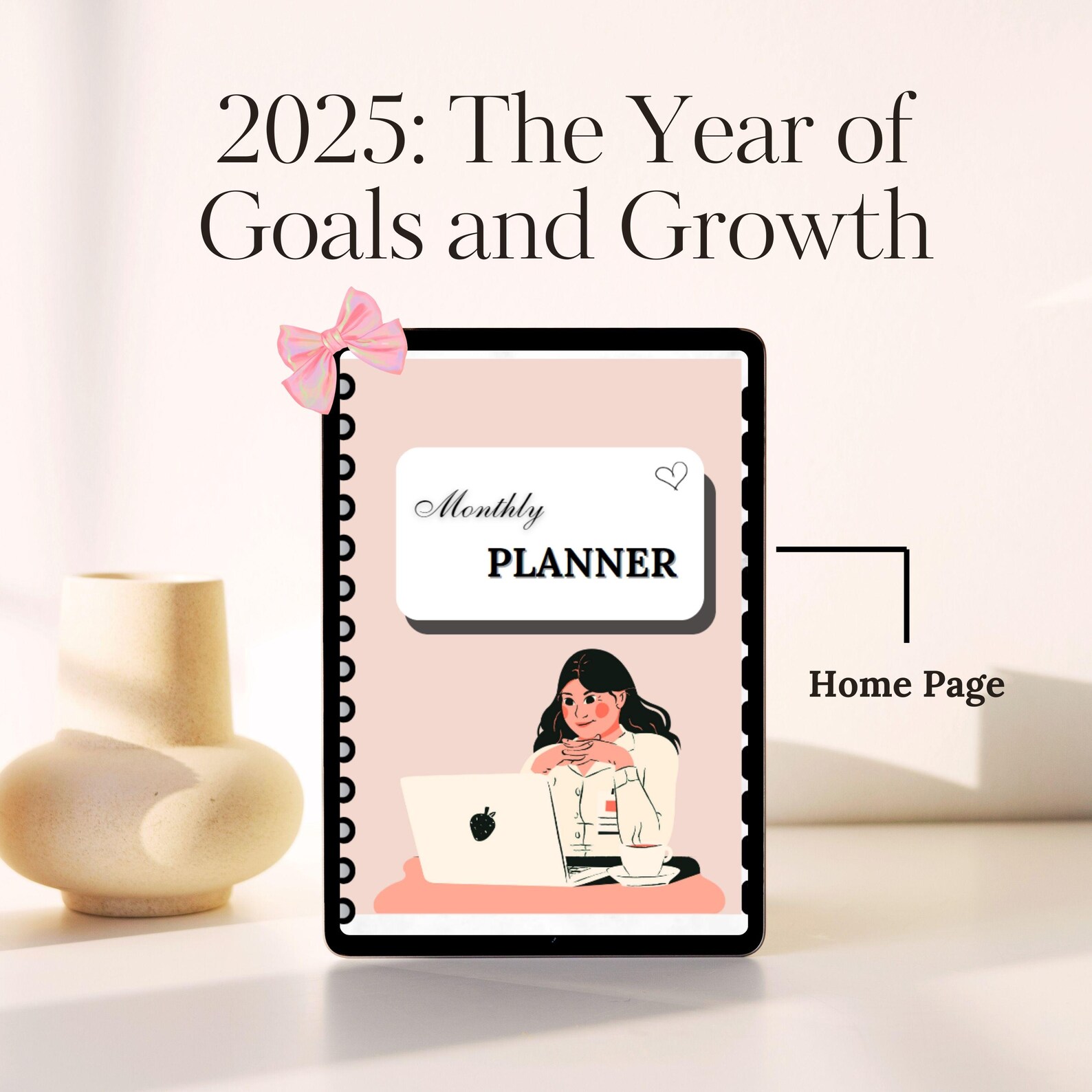 2025 Editable Digital Planner for Yearly and Monthly Organization ...
