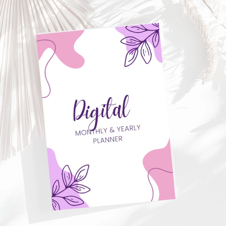 2025 Digital Yearly & Monthly Planner | Customizable, Editable, and ...