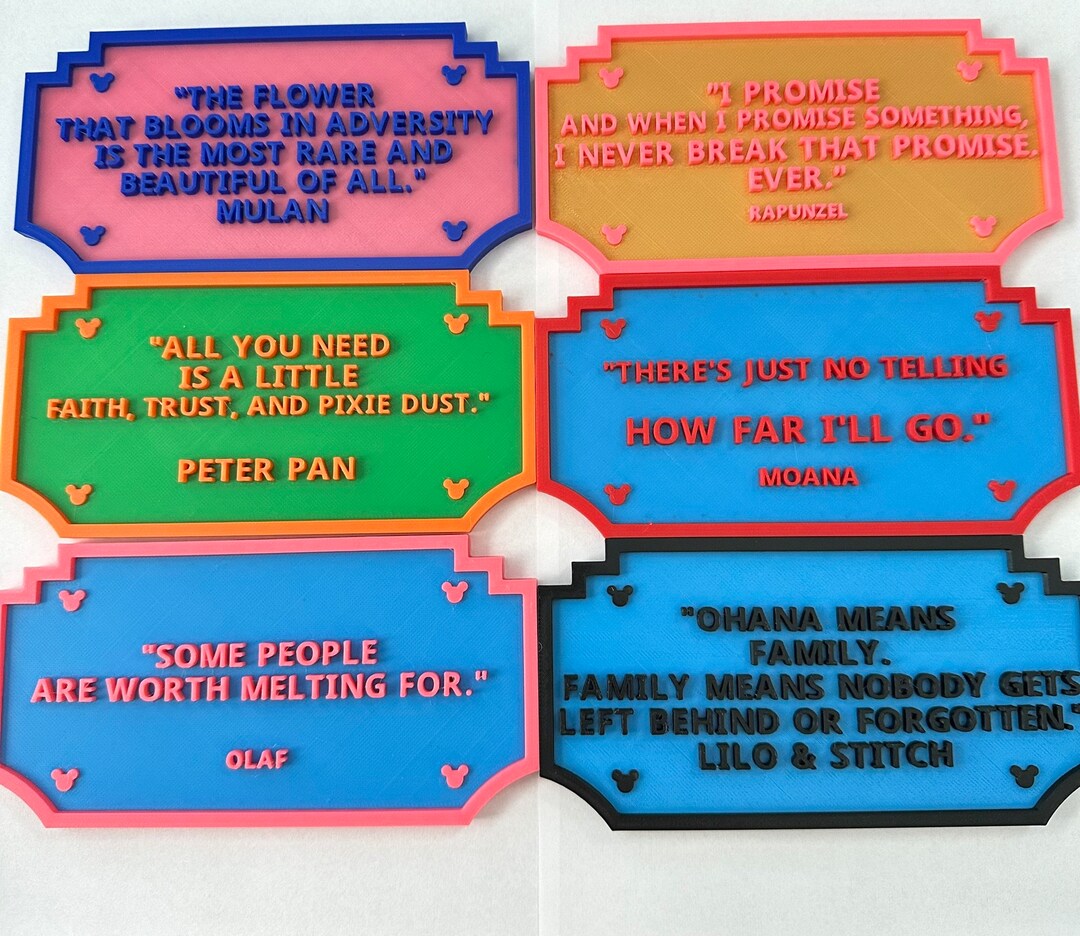 Disney Magnets, Disney Quotes, Disney Signs, Disney Plaques, Disney ...