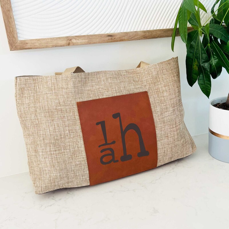 Monogram Burlap - Etsy