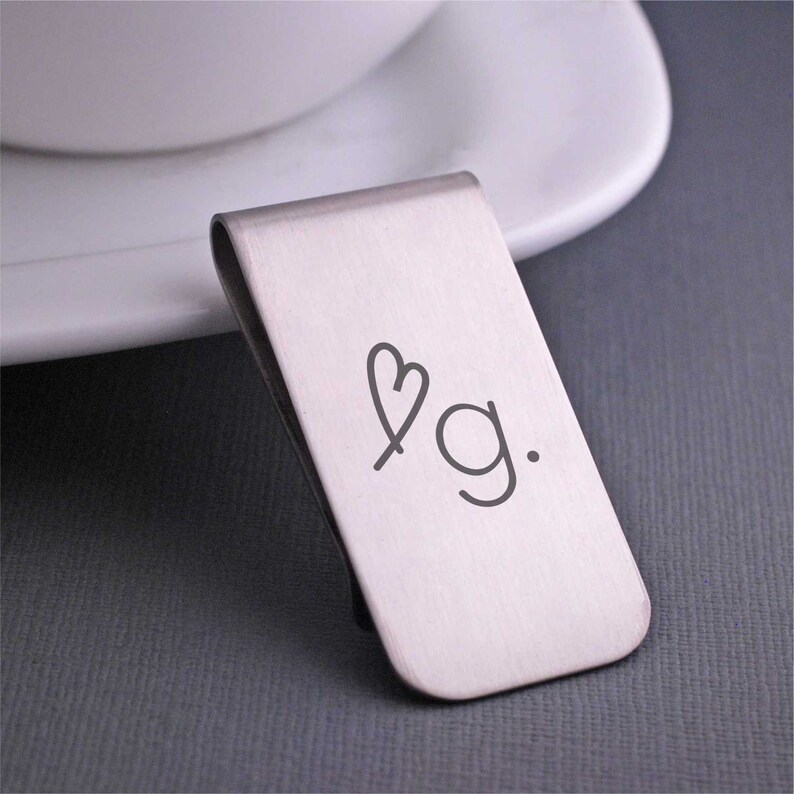 Business Logo Money Clip, Custom Engraved Logo Money Clip, Corporate ...