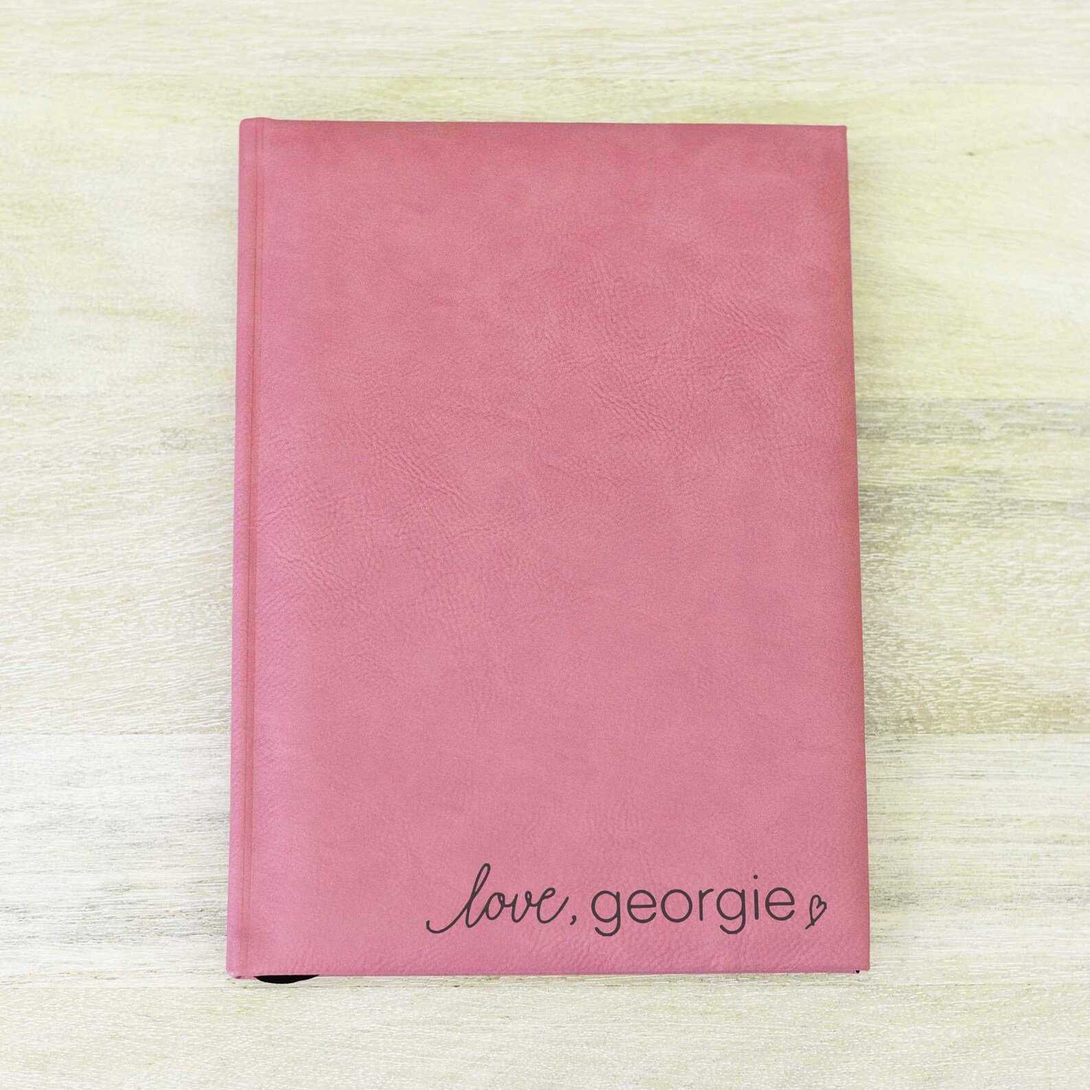 Business Logo Journal, Vegan Leather Journal, Notebook With Company ...