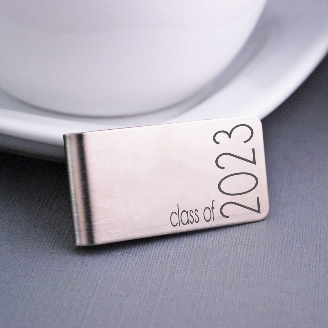 Graduation Gift for Him, Money Clip, Class of 2026 Money Clip ...