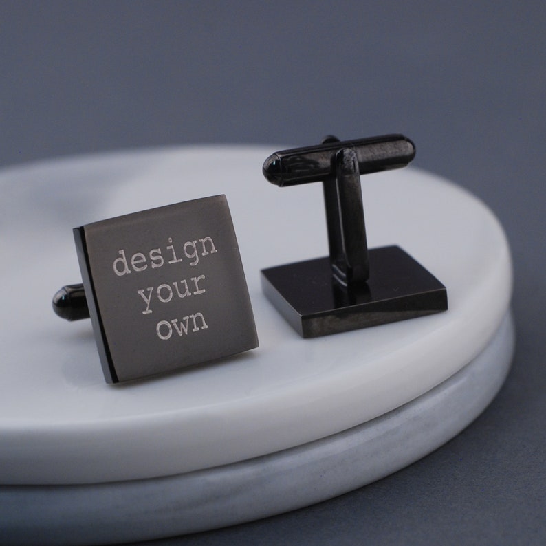 Design Your Own Cufflinks Personalized Cuff Links Custom - Etsy