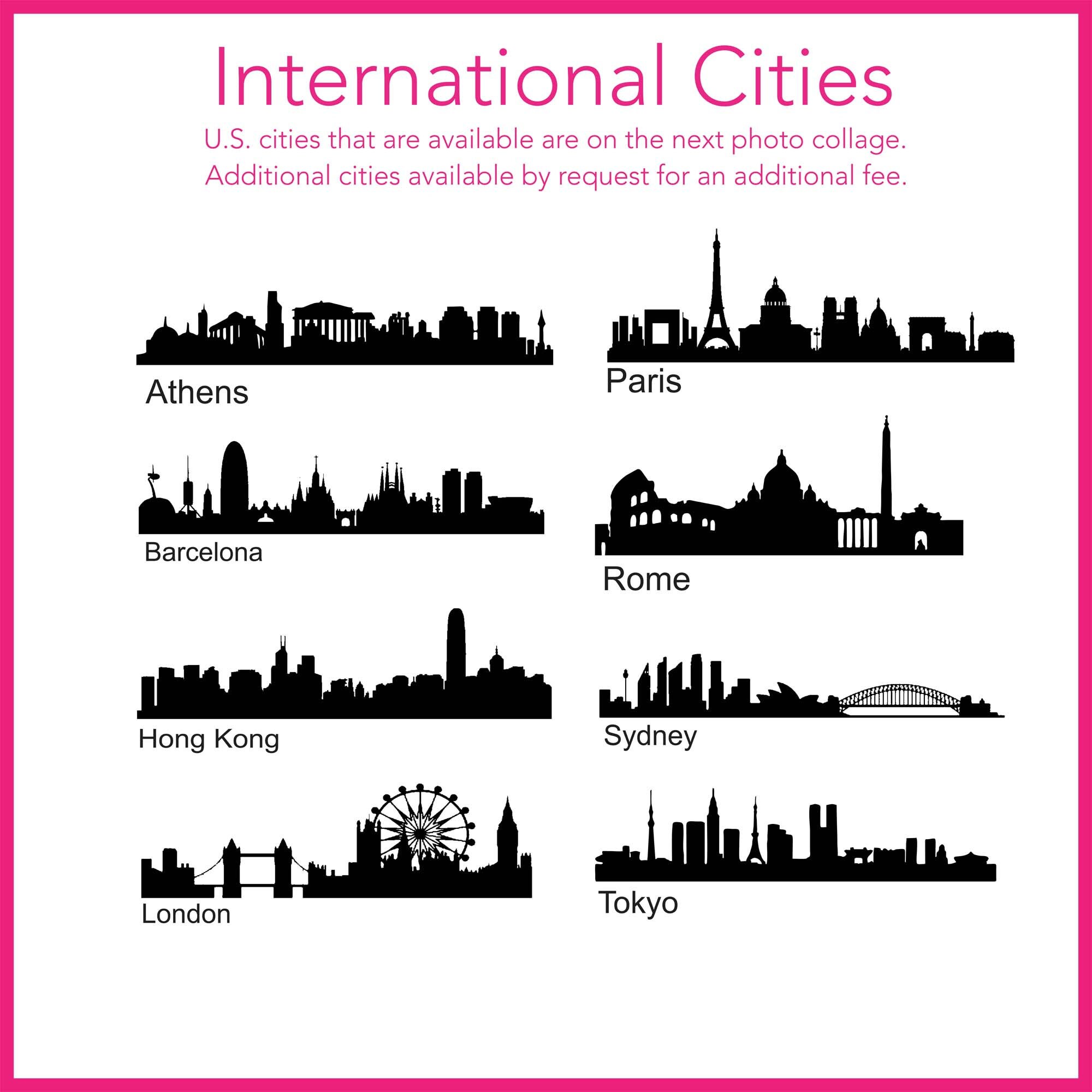 Custom City Skyline Keychain Choose Your City Anniversary | Etsy