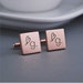 Custom Engraved Logo Cufflinks, Custom Logo Gifts, Engraved Logo Cuff ...