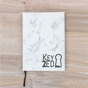 Business Logo Journal, Vegan Leather Journal, Notebook With Company ...