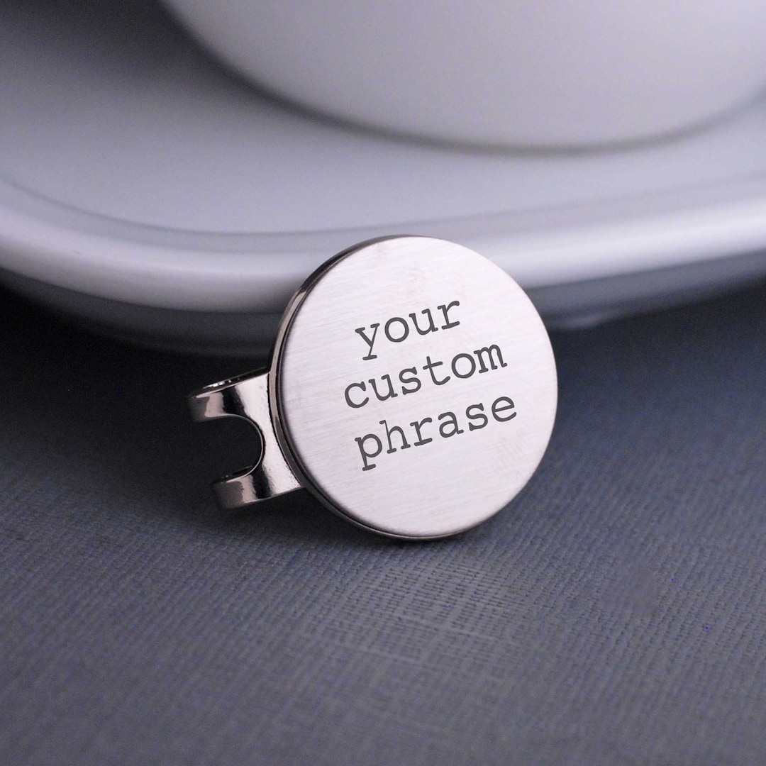 Design Your Own Golf Ball Marker, Custom Golf Gift, Personalized ...
