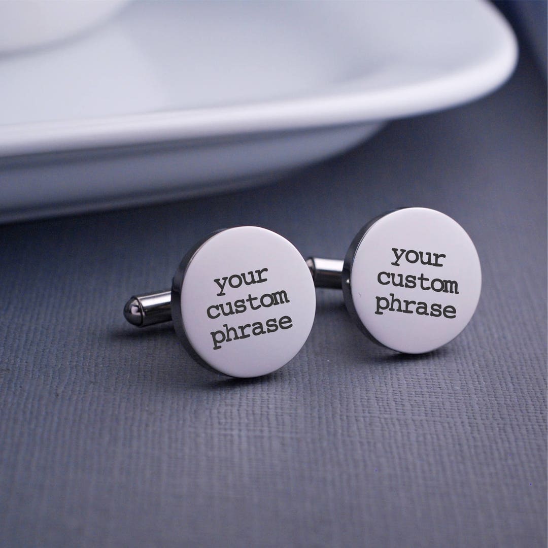 Design Your Own Cufflinks Personalized Cuff Links Custom - Etsy