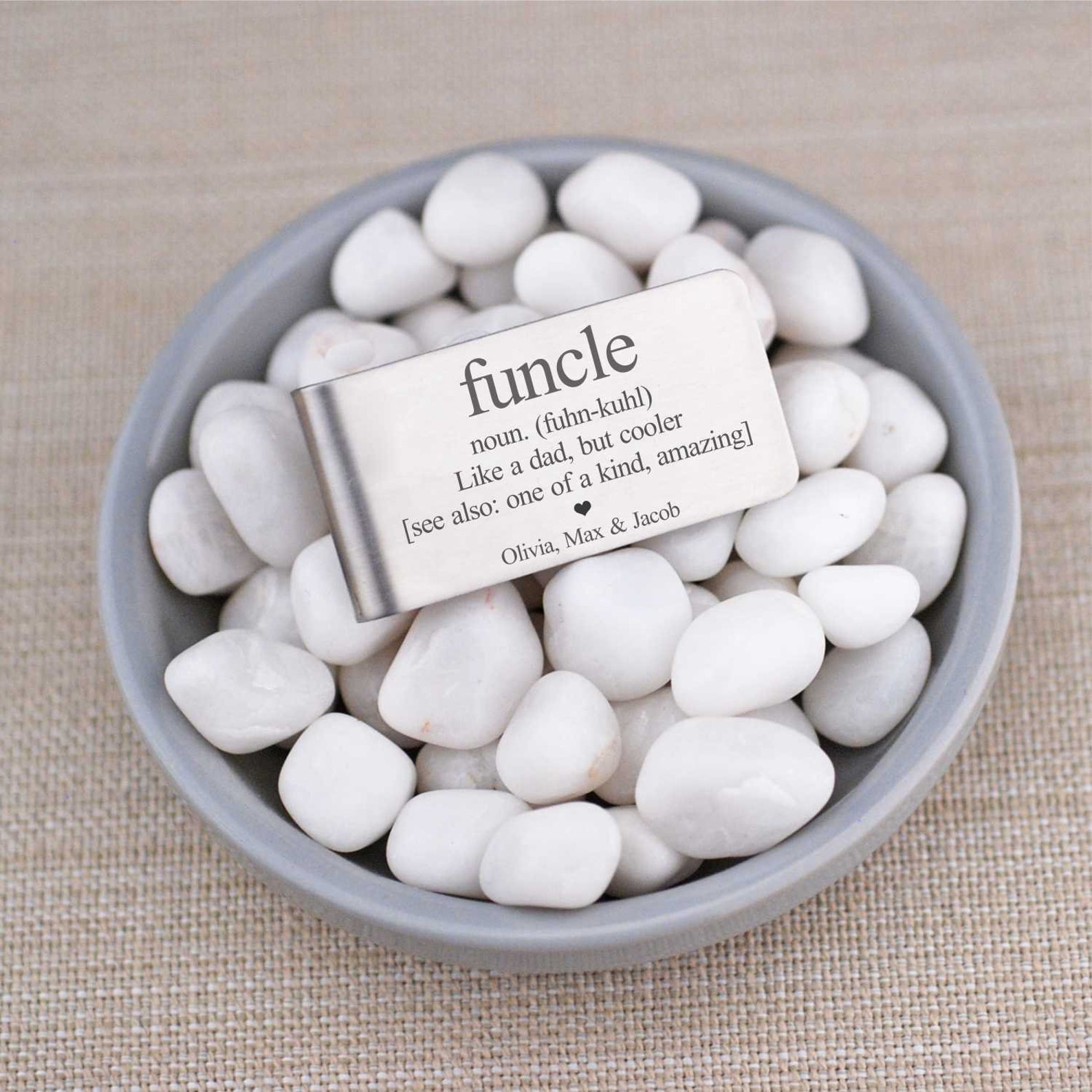 Personalized Uncle Gift Funcle Fun Uncle Money Clip Custom | Etsy