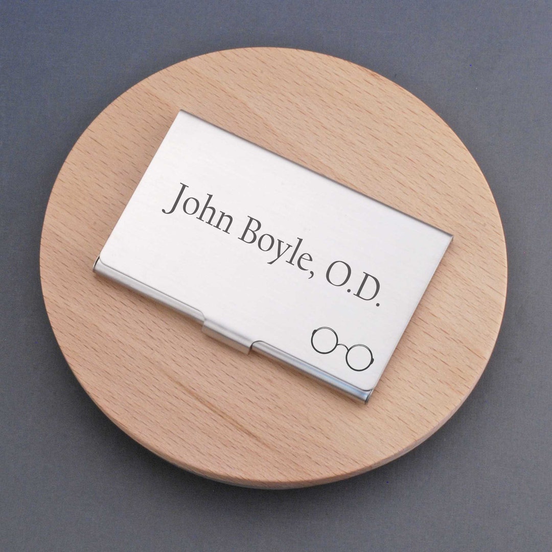 Optometry Gift Graduation Optometrist, Personalized Business Card ...
