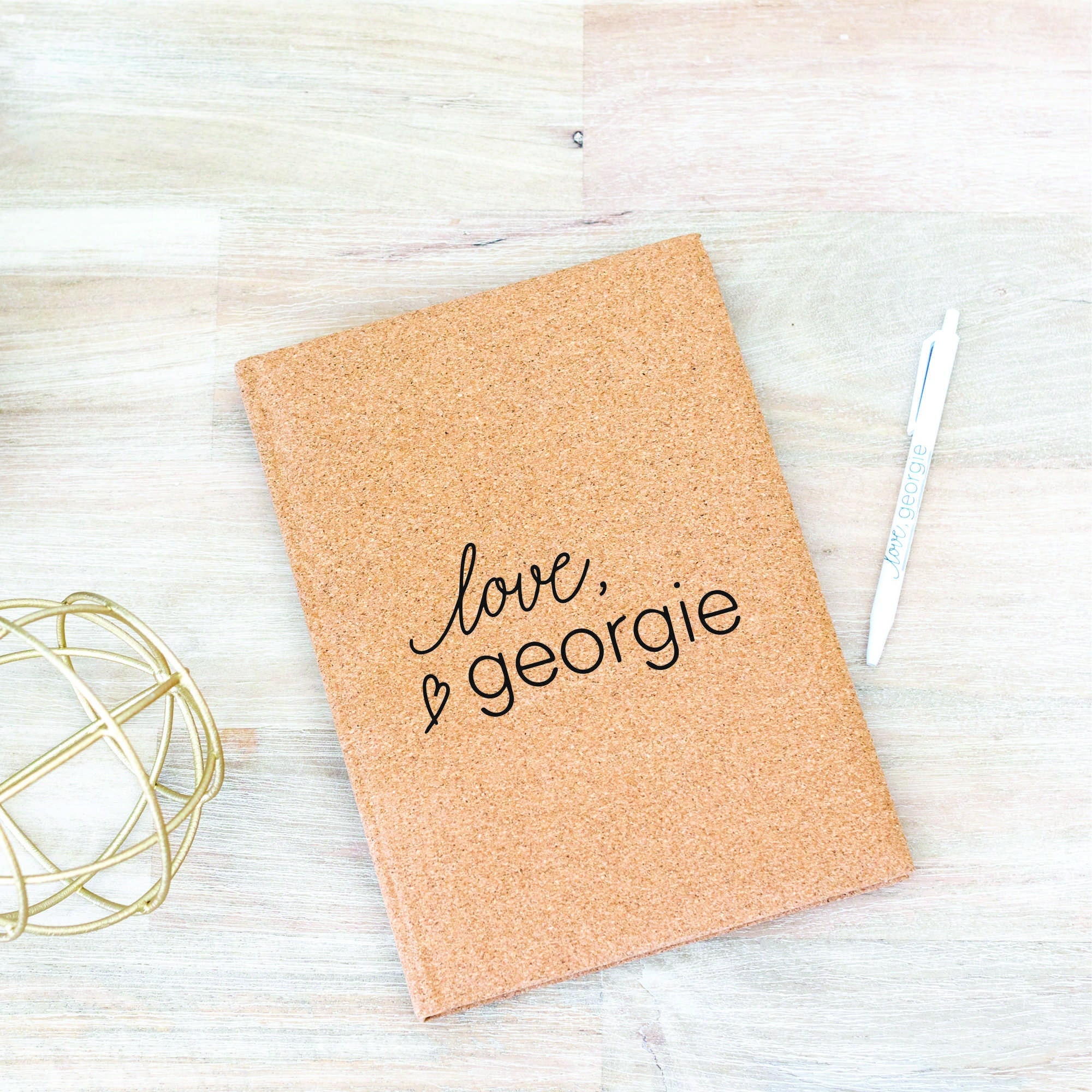 Business Logo Journal, Vegan Leather Journal, Notebook With Company ...