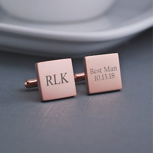 Best Man Wedding Cufflinks, Personalized Best Man Cufflinks, Best Man ...