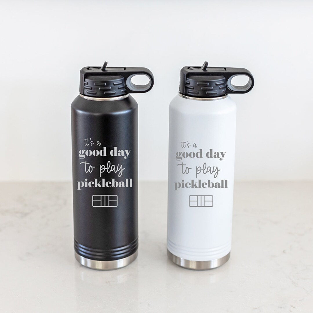 Pickleball Cup 40 Oz Water Bottle Pickleball for Him, Sports Water ...