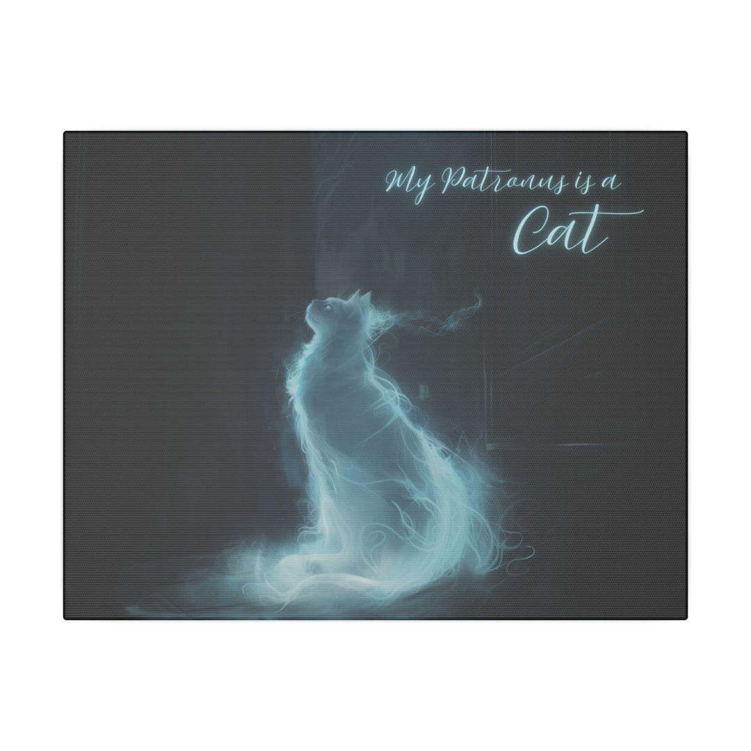 Cat Patronus Canvas - Etsy