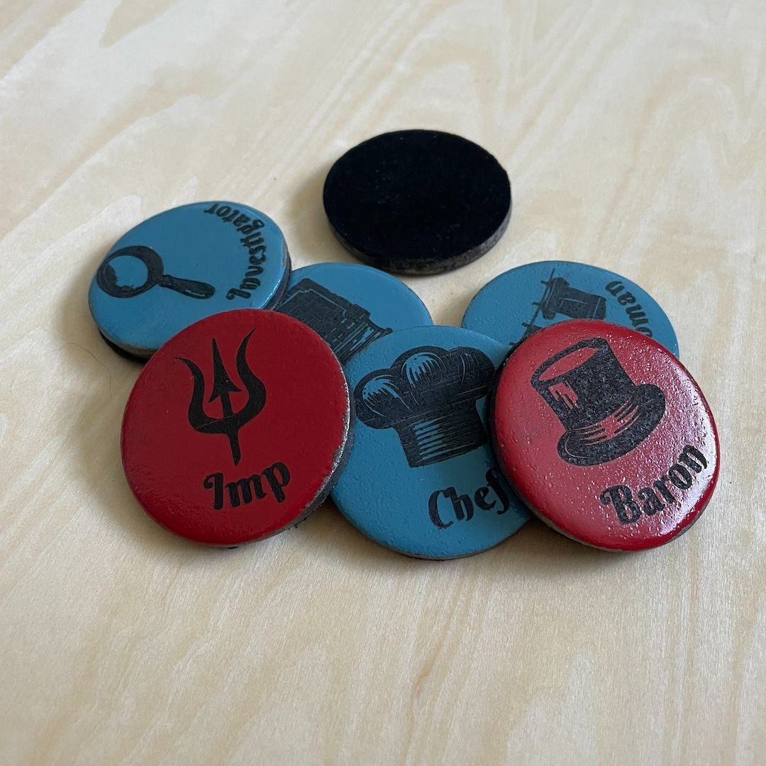 Blood on the Clocktower Steel Character Tokens - Etsy