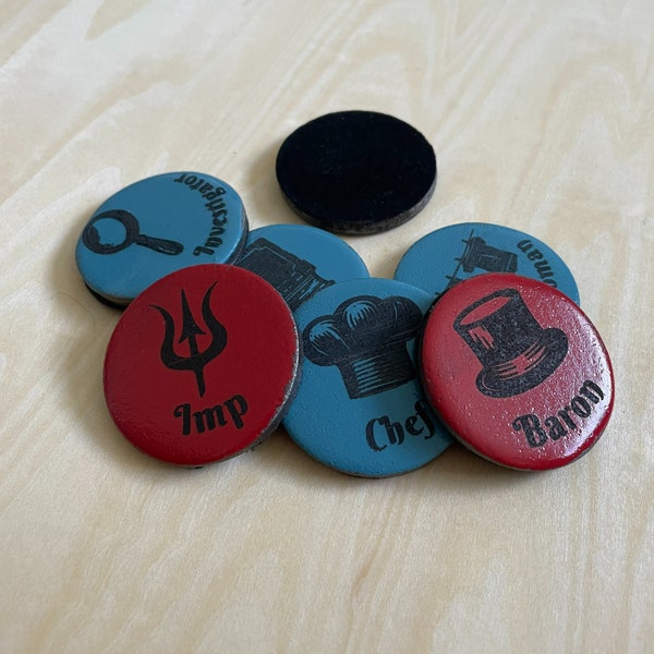 Blood on the Clocktower Tokens - Etsy