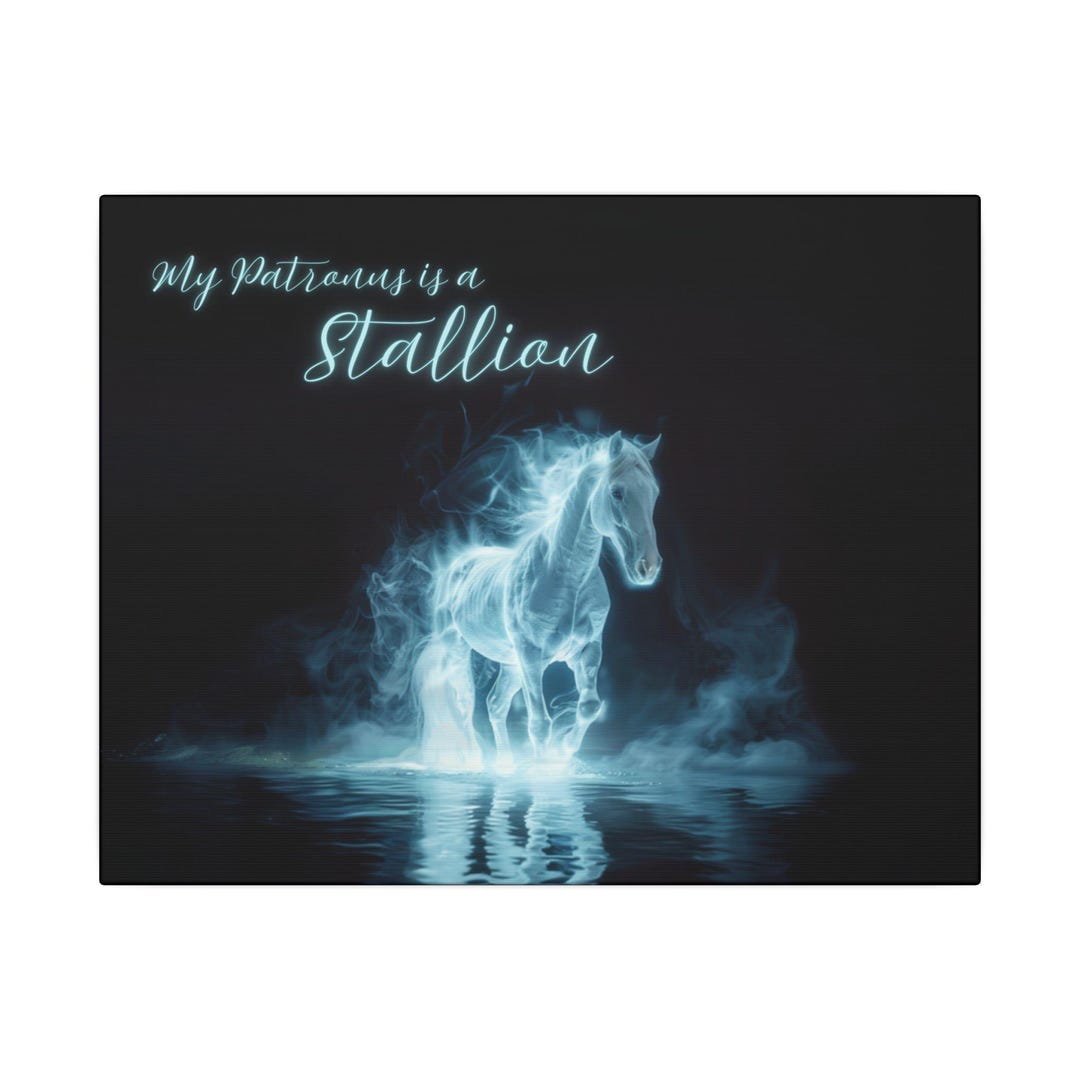 Stallion Patronus Canvas - Etsy