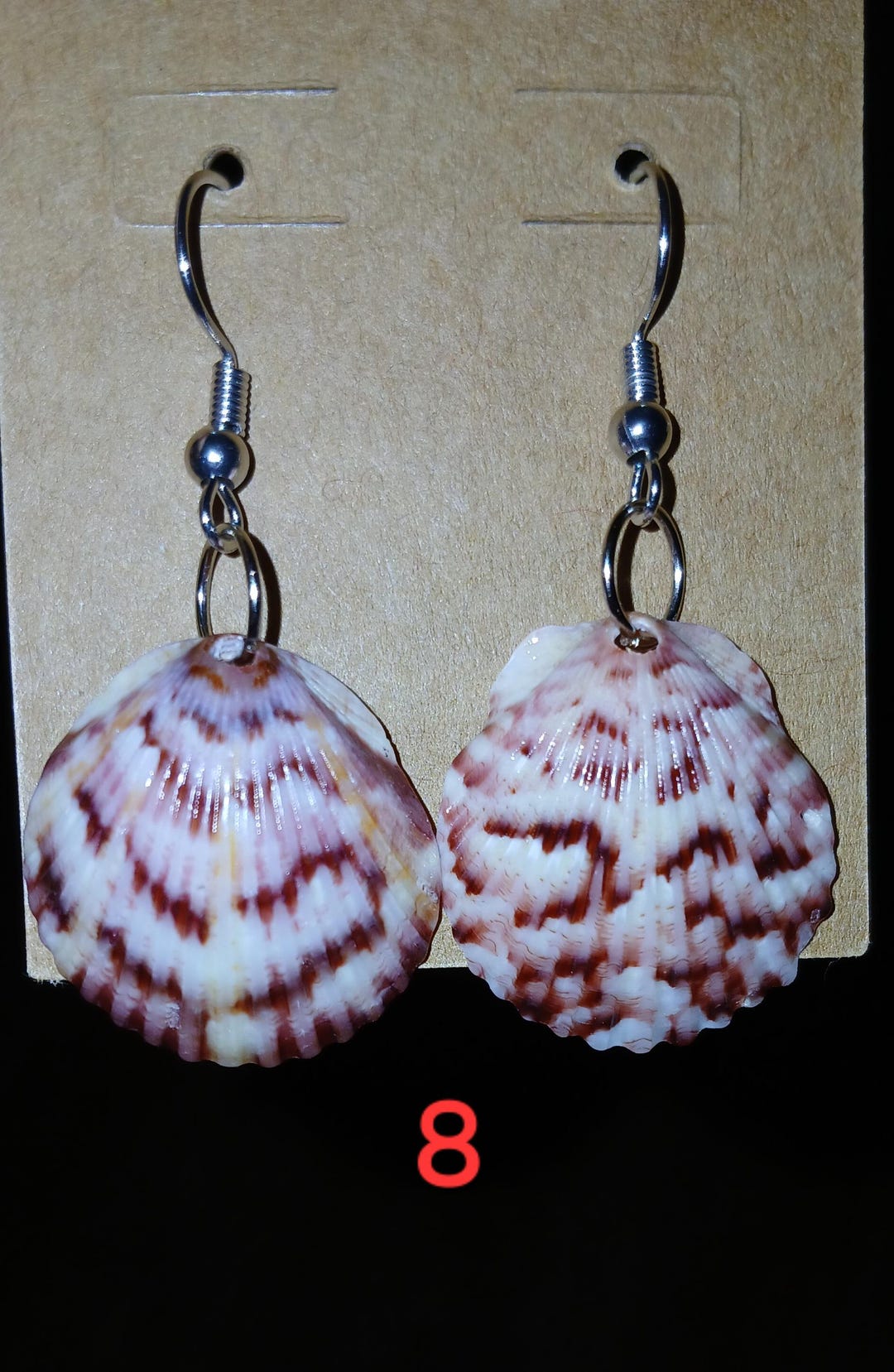 Handmade Sanibel Island Scallops Shell Earrings - Etsy
