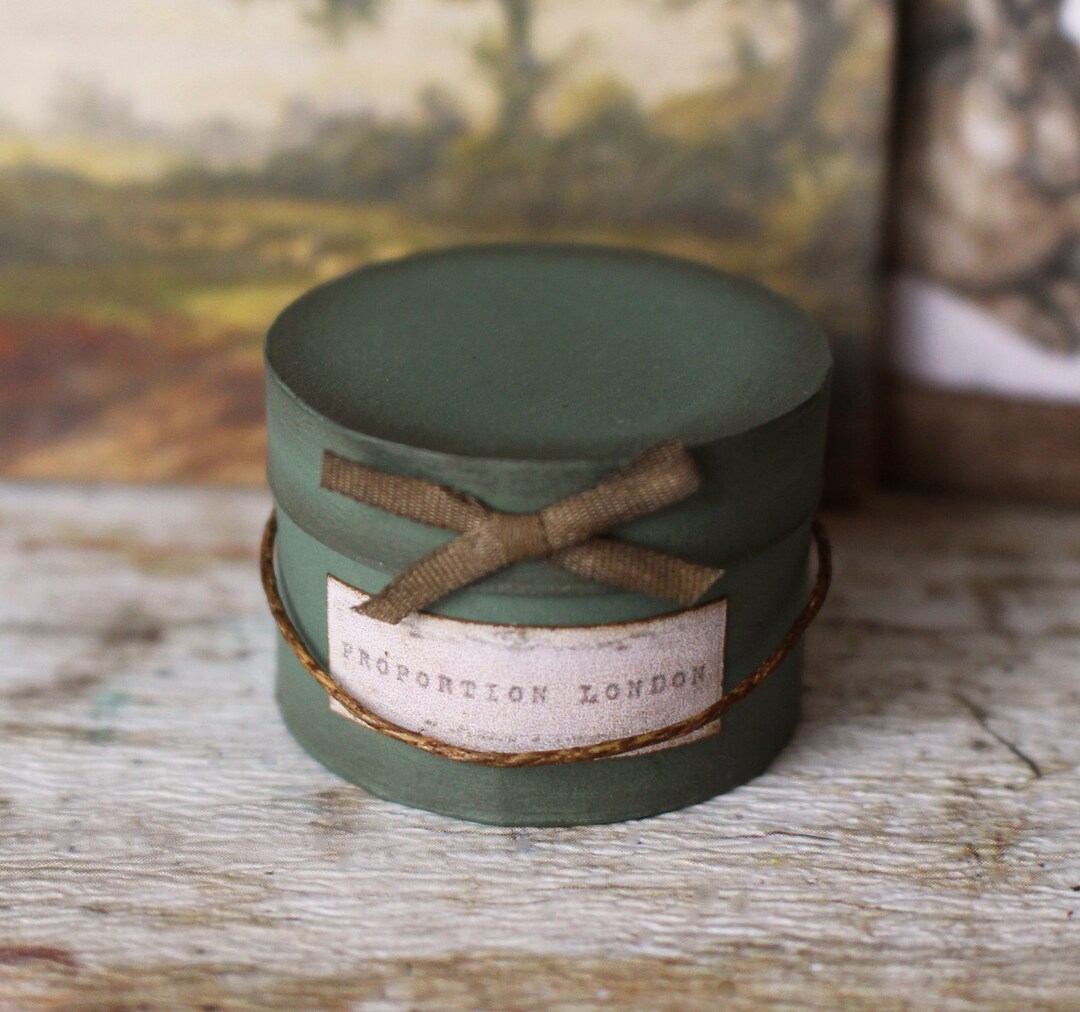 Dolls House Miniature Vintage Hat Box in Green 12th Scale - Etsy UK