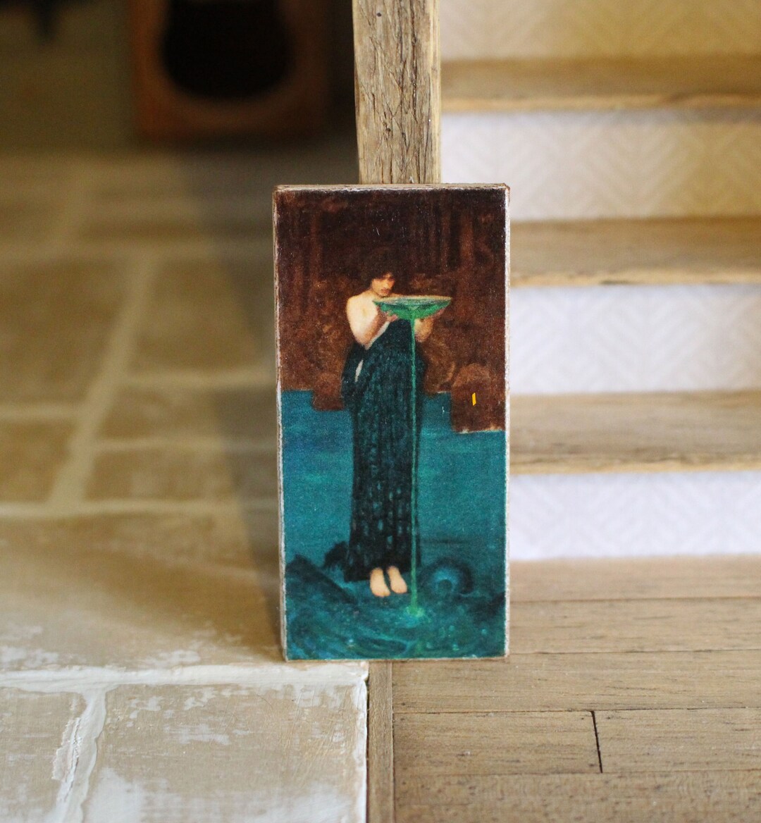 Dolls House Miniature William Waterhouse Circe Oil Painting 12th Scale ...