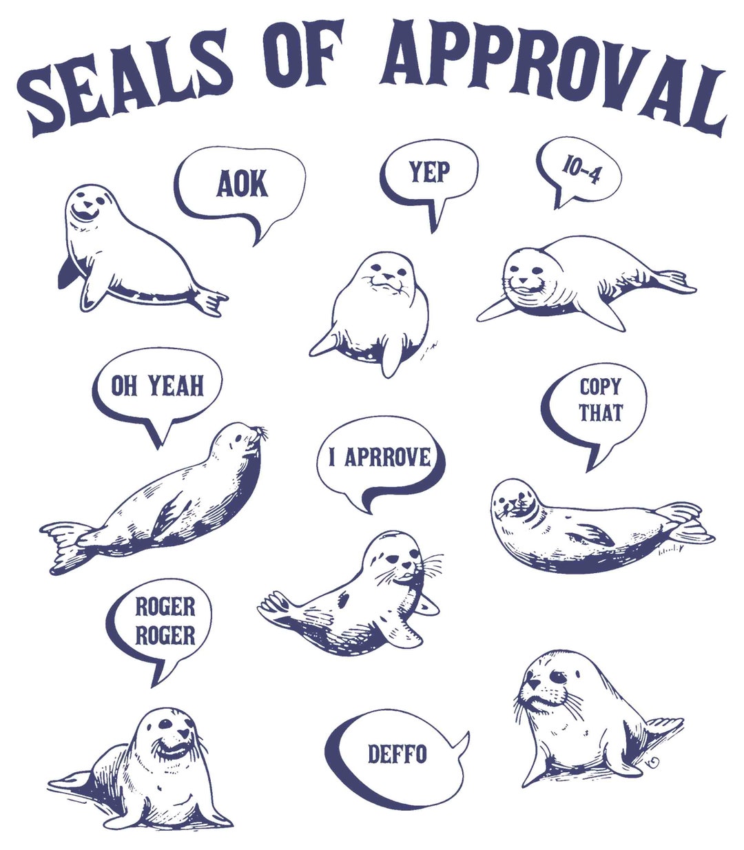 Seals of Approval Png, Seal Seals of Approval Funny Ocean Animals Funny ...