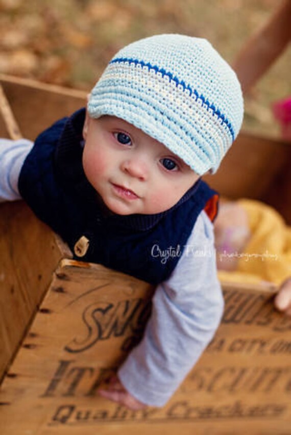 Items similar to Baby Boy Hat, Newborn Hat, Infant Hat, Baby Boy ...