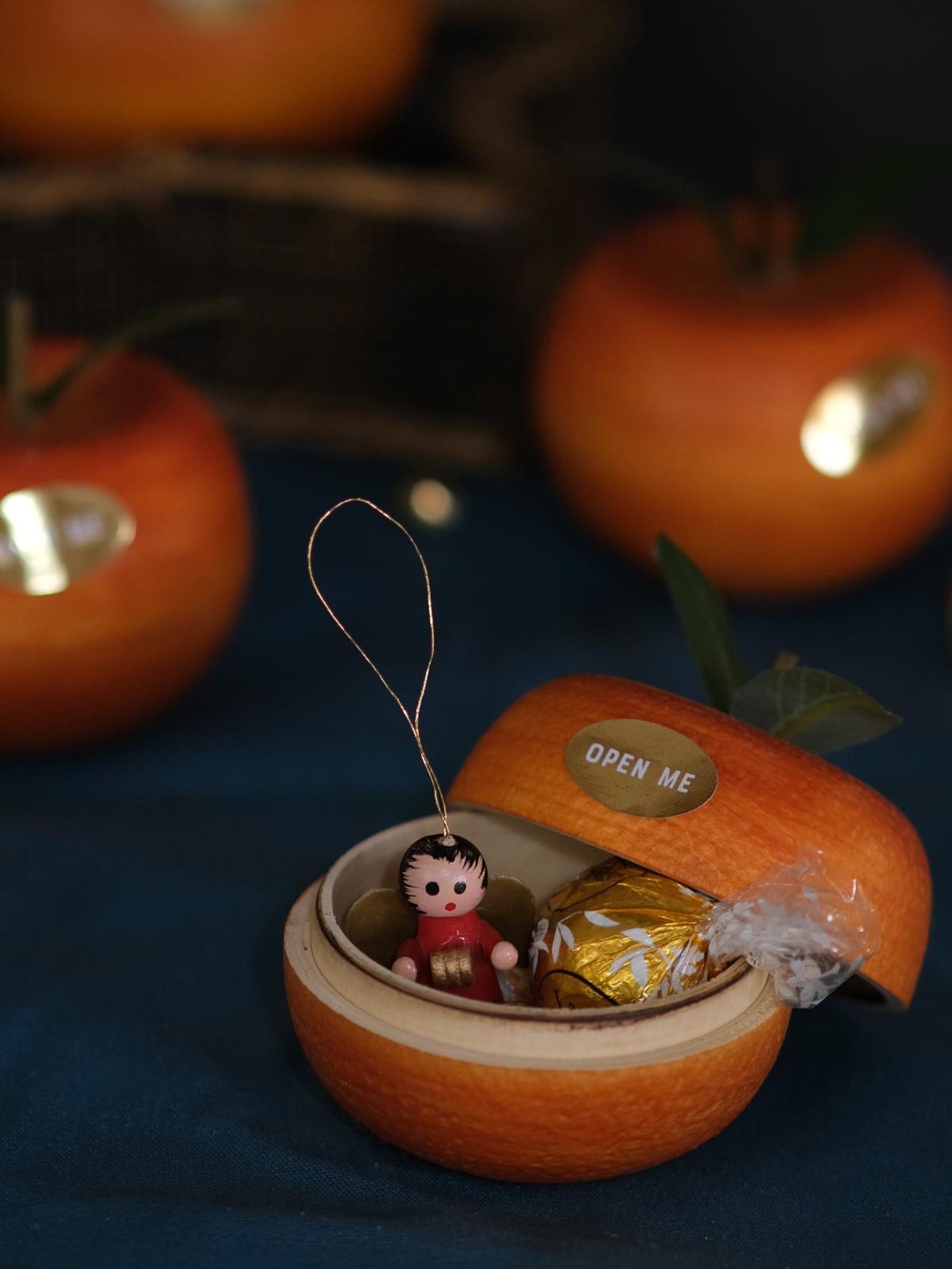 Handcrafted Wooden Clementine Christmas Stocking Filler: Keepsake ...