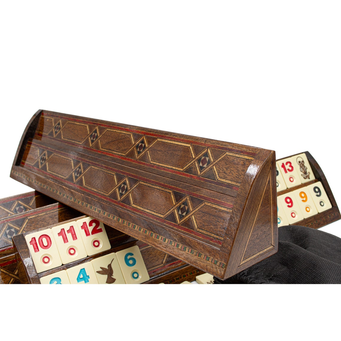 Handmade Rummy Cube Set Family Games for Adults Housewarming Gift for ...