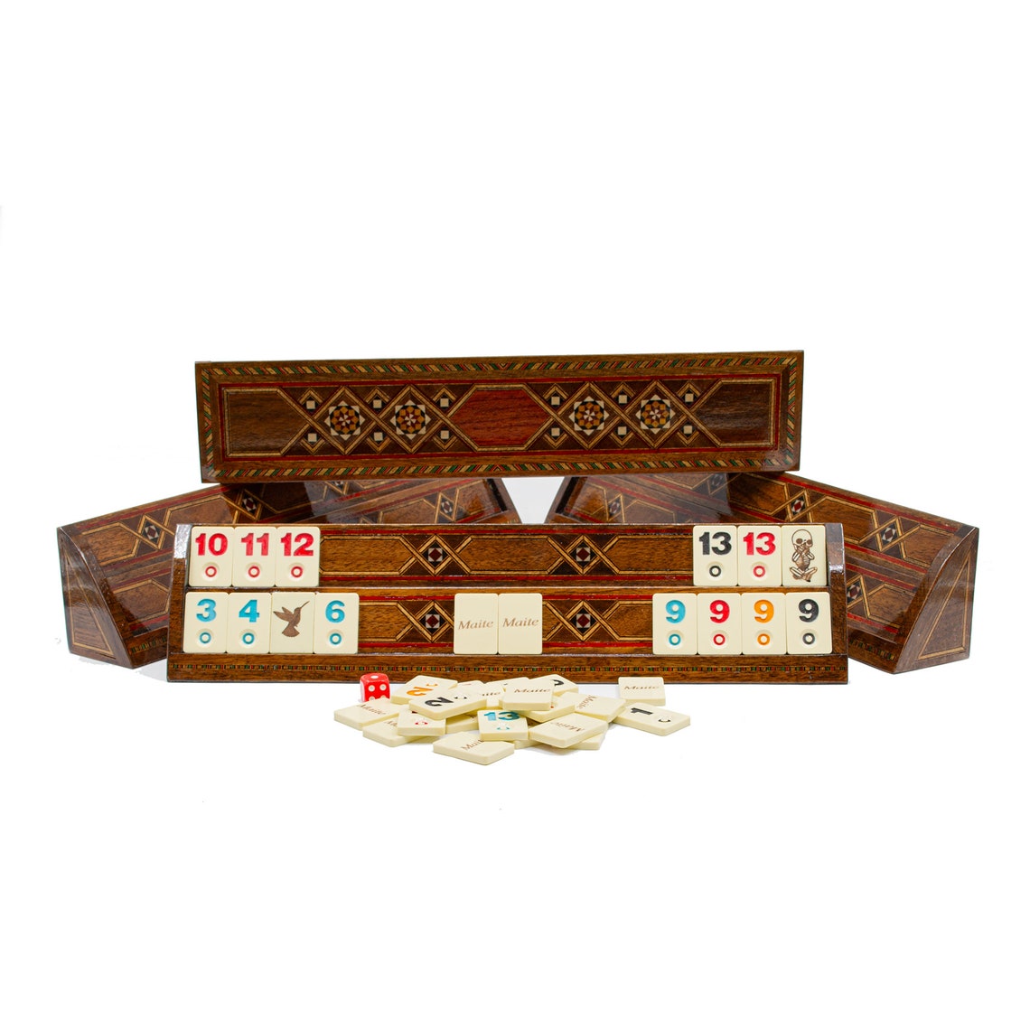 Handmade Rummy Cube Set Family Games for Adults Housewarming Gift for ...