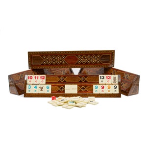 Handmade Rummy Cube Set Family Games for Adults Housewarming Gift for ...