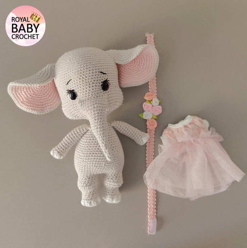 Molly the Elephant (crochet Pattern in English and Swedish by ...