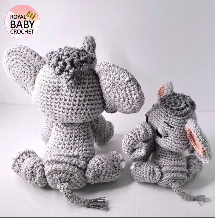 Elliot the Elephant (crochet Pattern in English and Swedish by ...