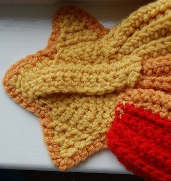 Shooting Starf Crochet Star Scarf Pattern PDF - Etsy