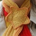 Shooting Starf Crochet Star Scarf Pattern PDF - Etsy