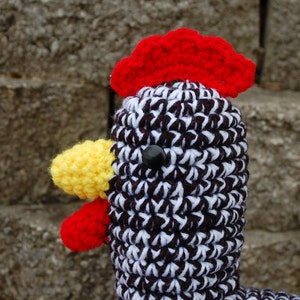 Big Fat Hen Crochet Pattern PDF INSTANT DOWNLOAD Chicken Barred Rock ...
