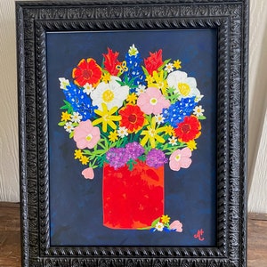 Texas Wildflower Bouquet - Etsy