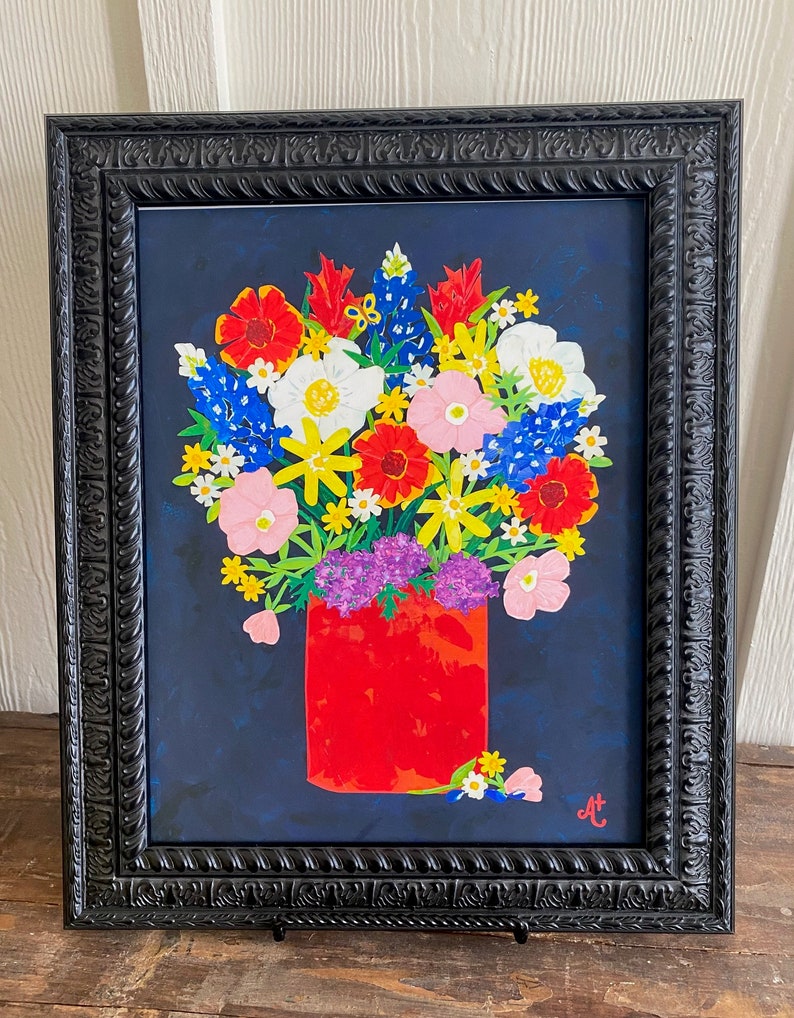 Texas Wildflower Bouquet - Etsy