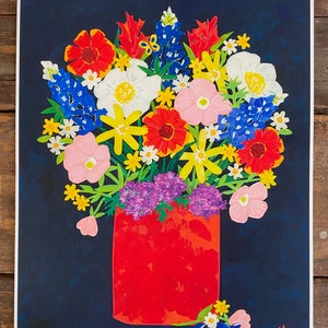 Texas Wildflower Bouquet - Etsy