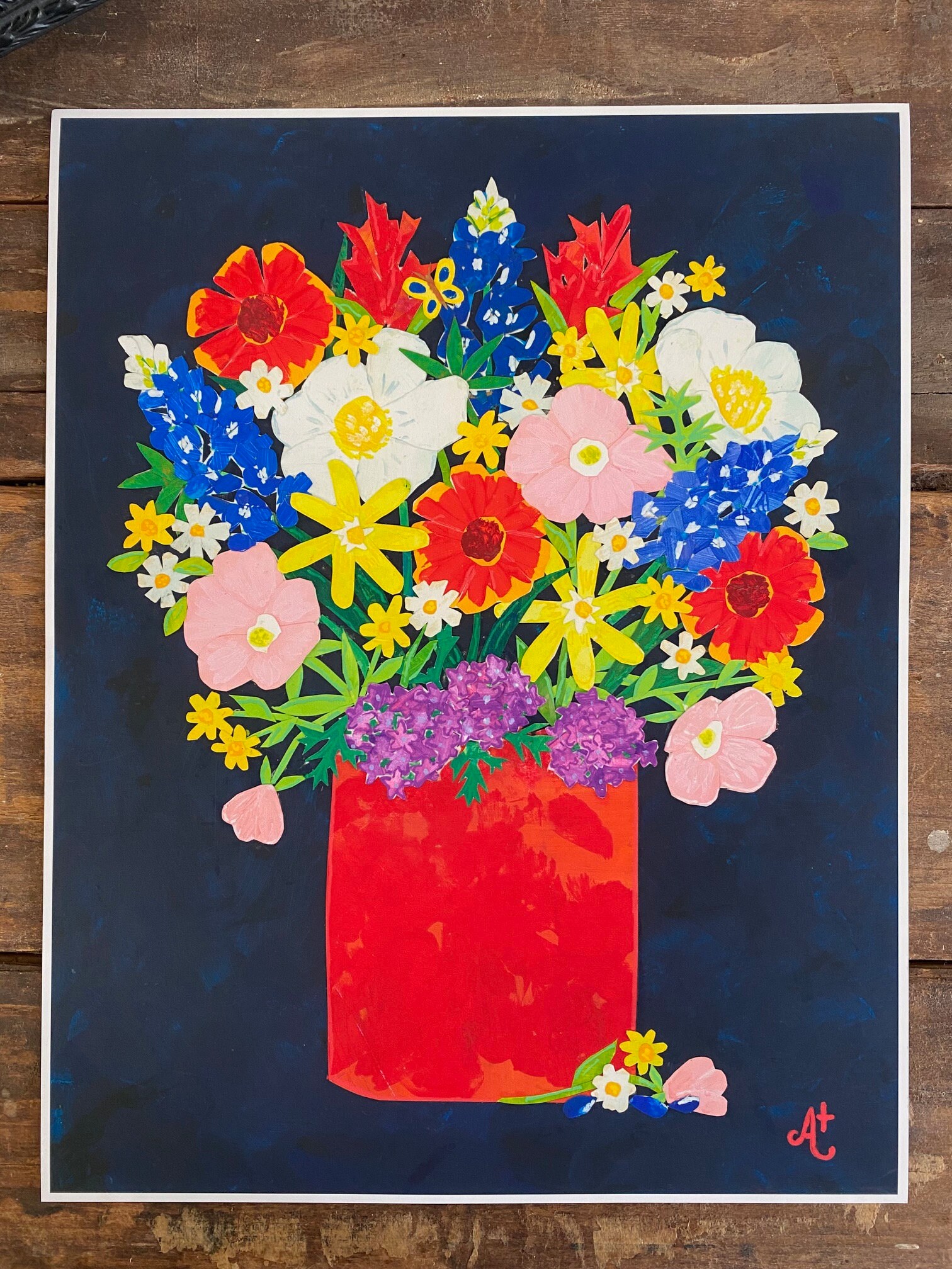 Texas Wildflower Bouquet - Etsy