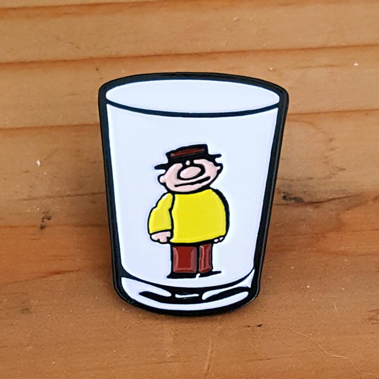 Teeny Little Super Guy Enamel Pin Sesame Street 80s - Etsy
