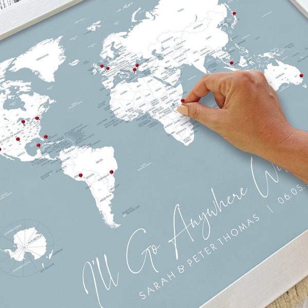 Places We've Been to Map - Etsy