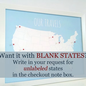 Mini USA Push Pin Map | DIY United States Travel Map Pin Board Kit ...