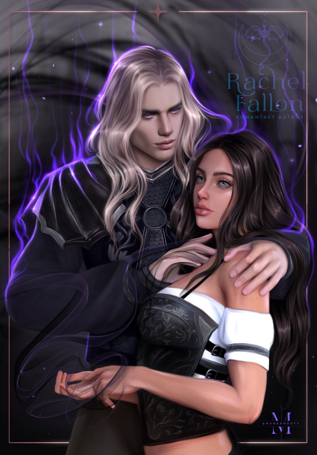 Asteria and Calix Art Print - Mageonduty - From of Darkness and Ruination (the Star Queen ...