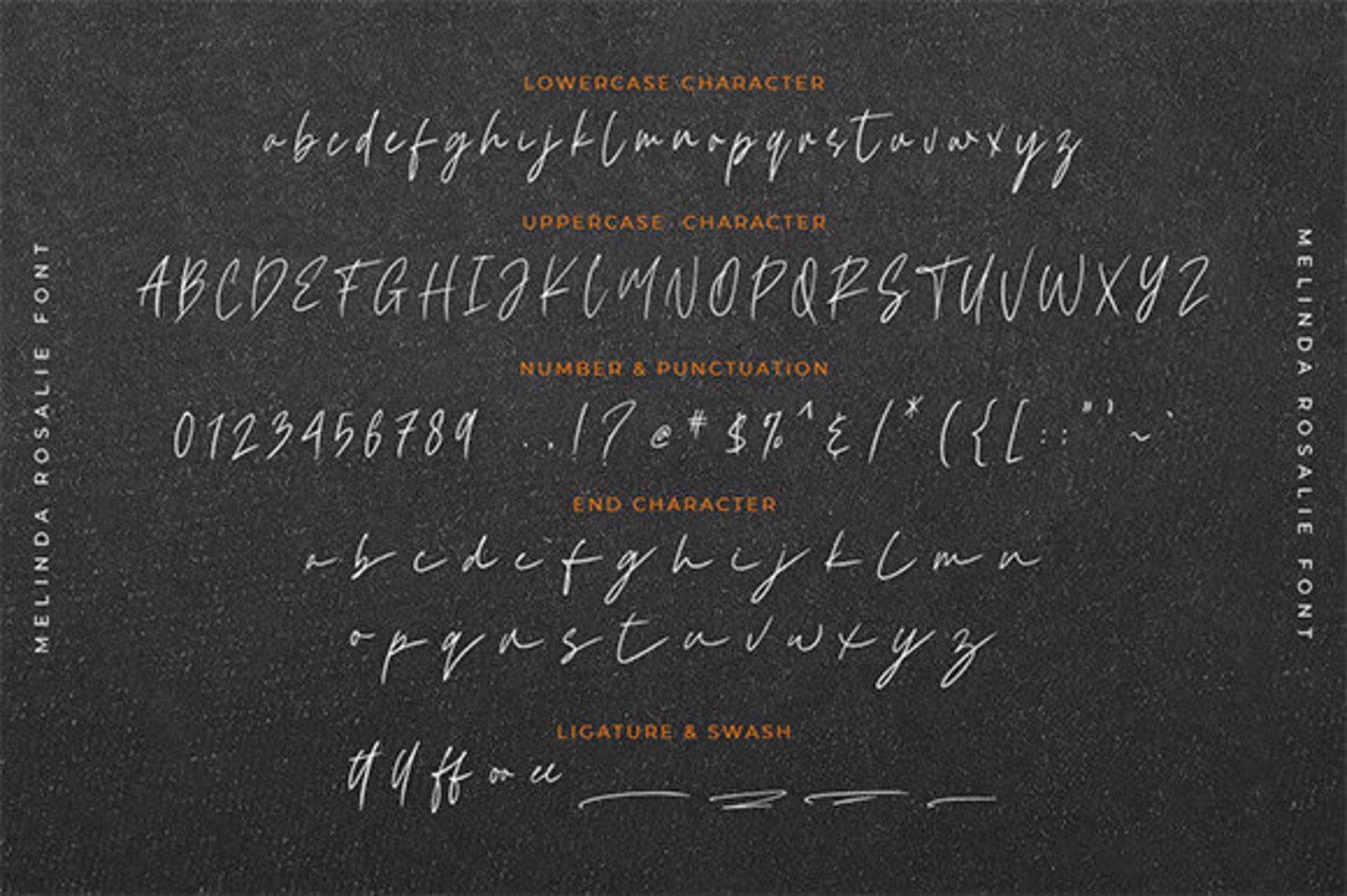 Melinda Rosalie Font, Unique Script Font, Personal Signature Font ...
